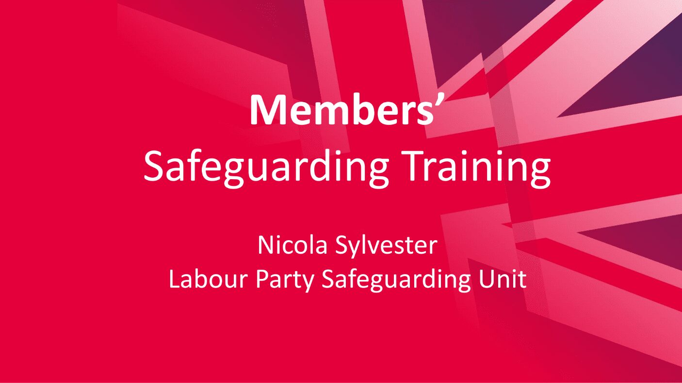 Safeguarding - Labour Learn